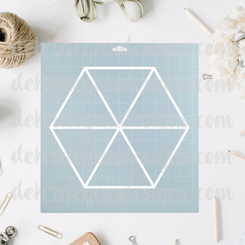 Hexagon Pie Charts Digital Cut File 4 Styles SVG PNG - Etsy