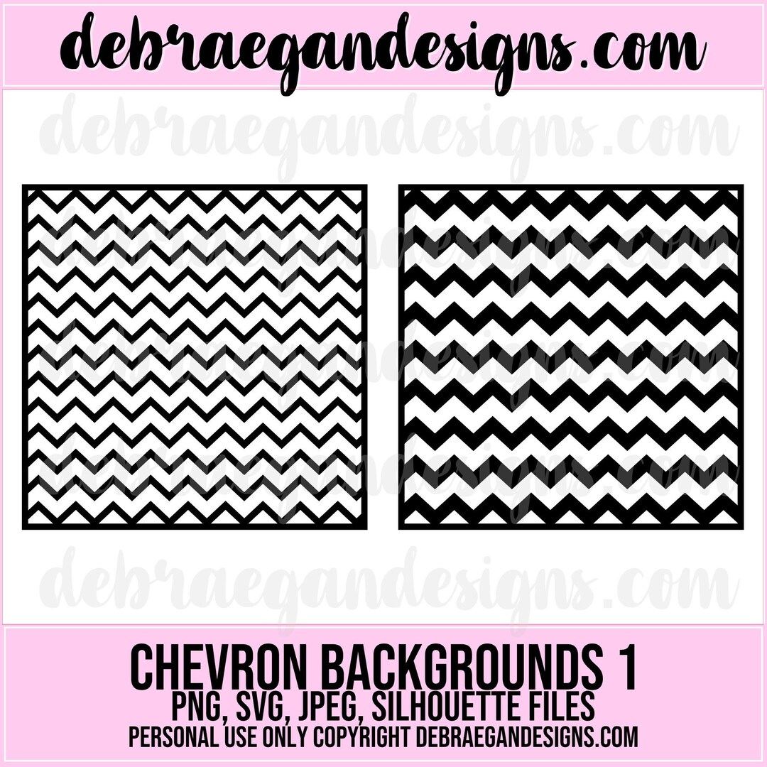 Chevron Backgrounds 1 - SVG, PNG, JPEG - Silhouette Cameo, Cricut - Cut ...