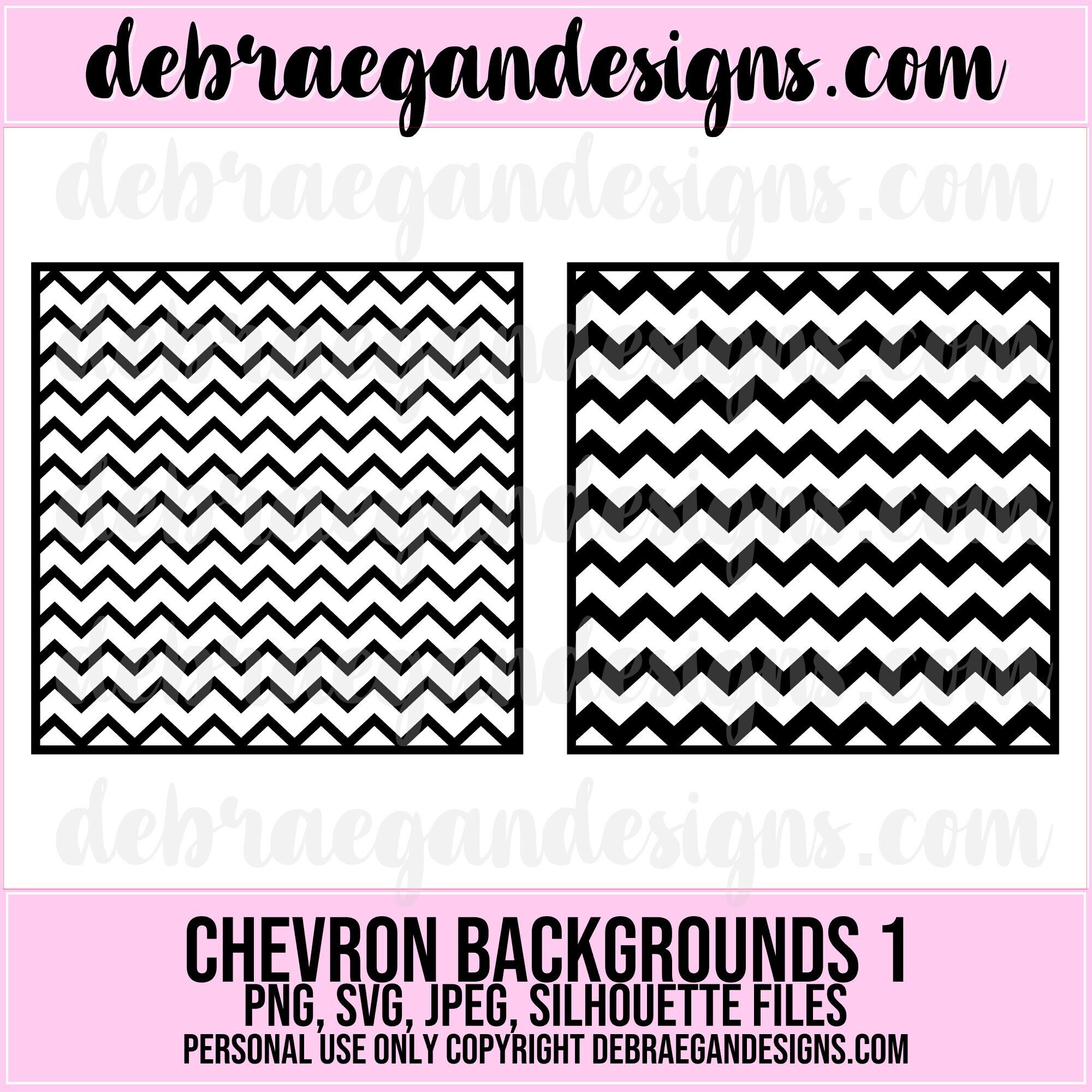 Chevron Backgrounds 1 - SVG, PNG, JPEG - Silhouette Cameo, Cricut - Cut ...
