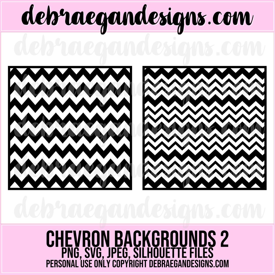 Chevron Backgrounds 2 - SVG, PNG, JPEG - Silhouette Cameo, Cricut - Cut ...