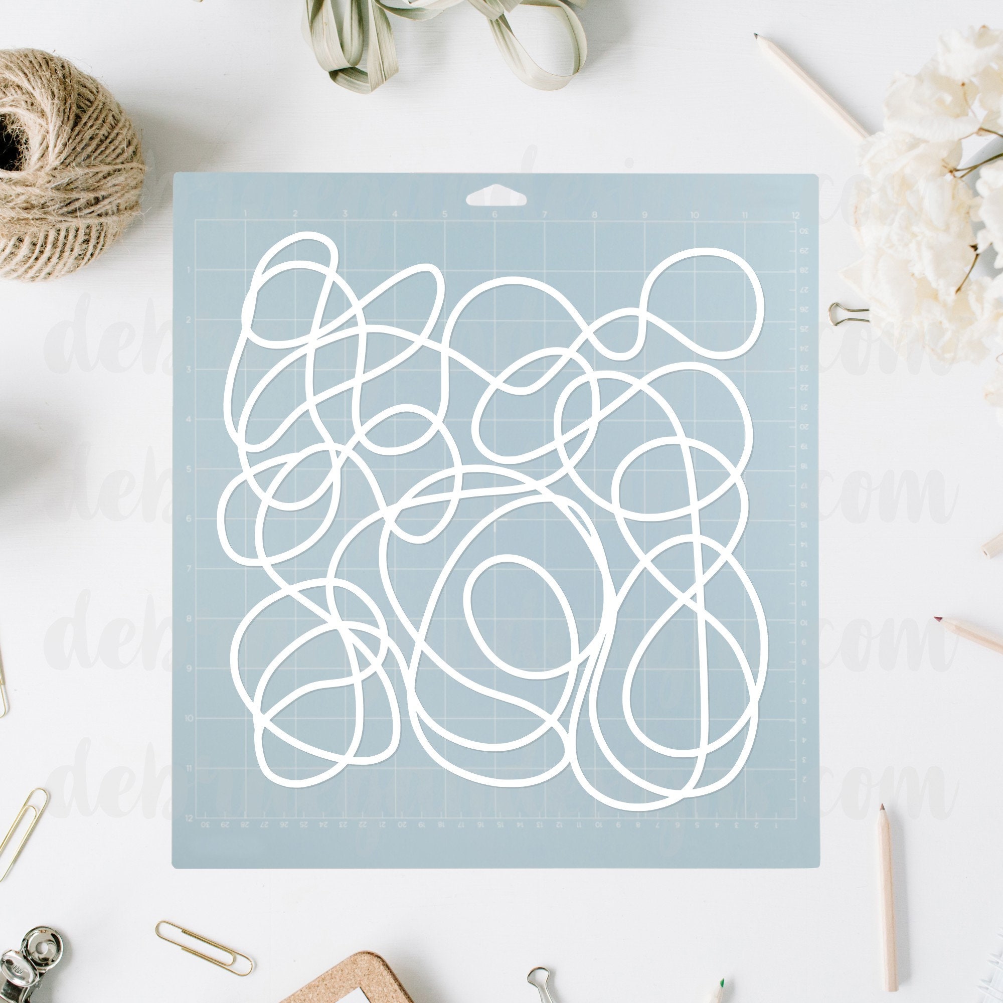 Scribble Background - 4 Styles - SVG, PNG - Background Cut File ...