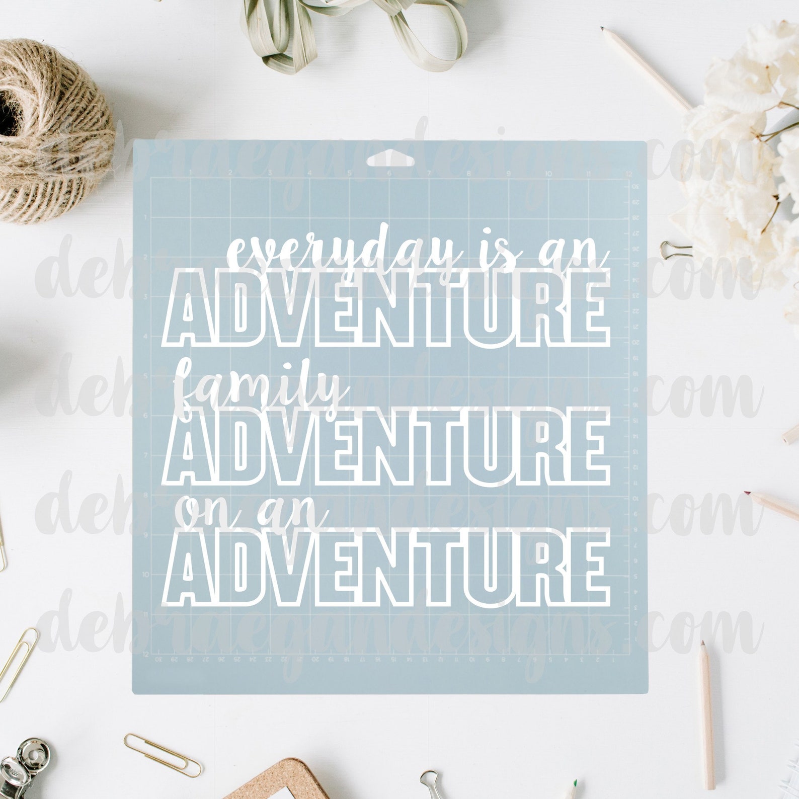 Adventure Titles Digital Cut File SVG, PNG, JPEG Silhouette Cameo ...