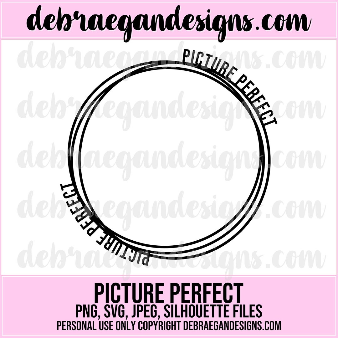 Picture Perfect - Messy Circles - SVG, PNG, JPEG - Silhouette Cameo ...