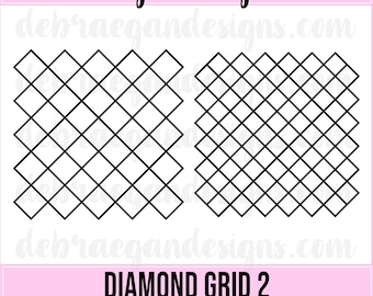 Diamond Grid Background Cut File for Scrapbooking - Etsy