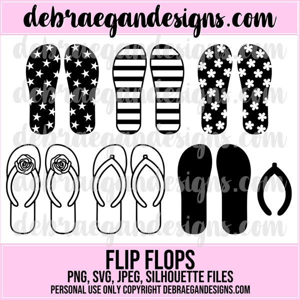 Flip Flop Svg - Etsy