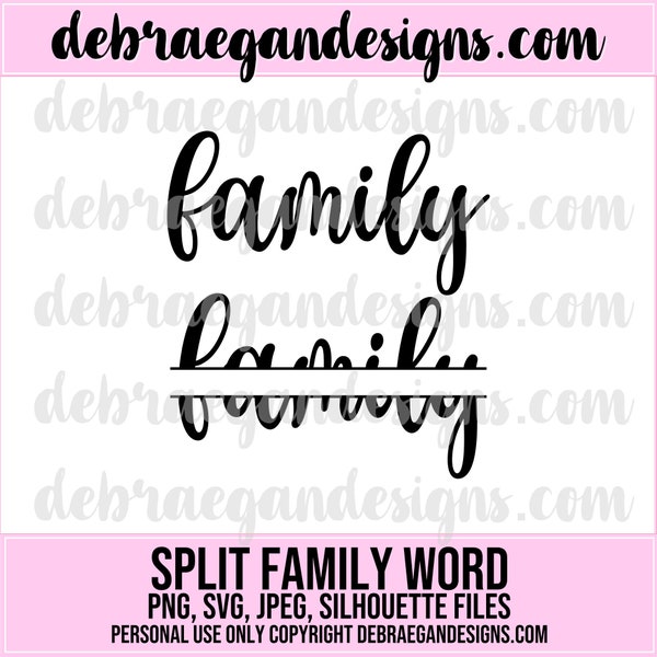 Family Word Art - Etsy