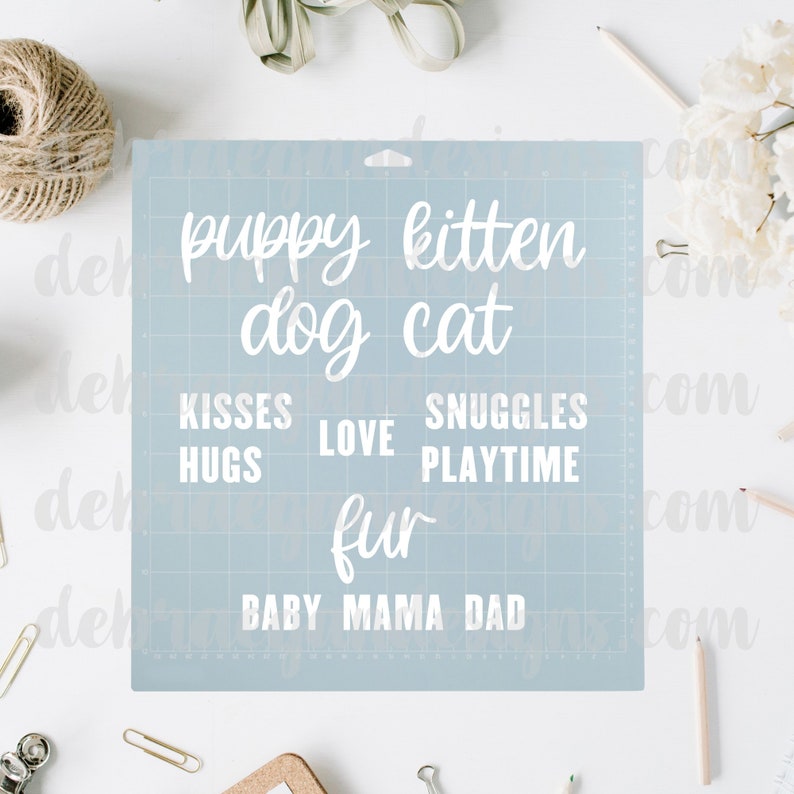 Dog and Cat Titles - Digital Cut File - SVG, PNG, JPEG - Cricut ...
