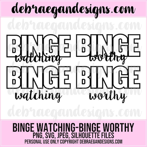 Binge Svg - Etsy