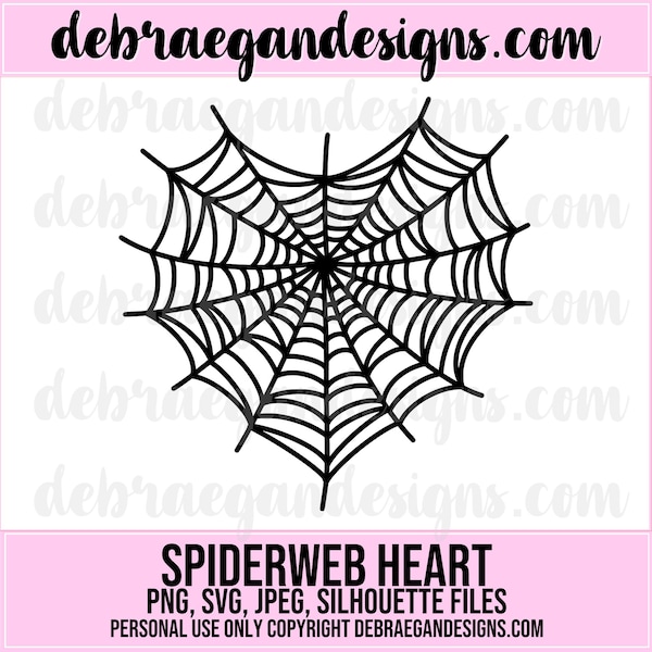 Heart Spider Web - Etsy