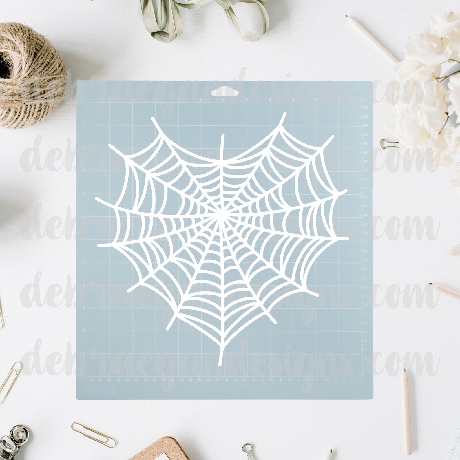 Spiderweb Heart Digital Cut File - SVG, PNG, JPEG - Silhouette Cameo ...