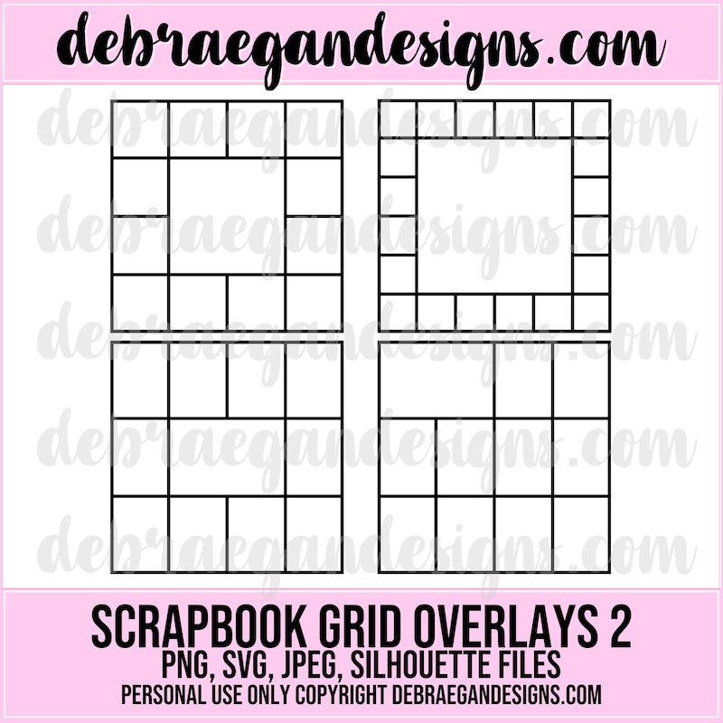 Scrapbook Layouts With Cut Files - Etsy