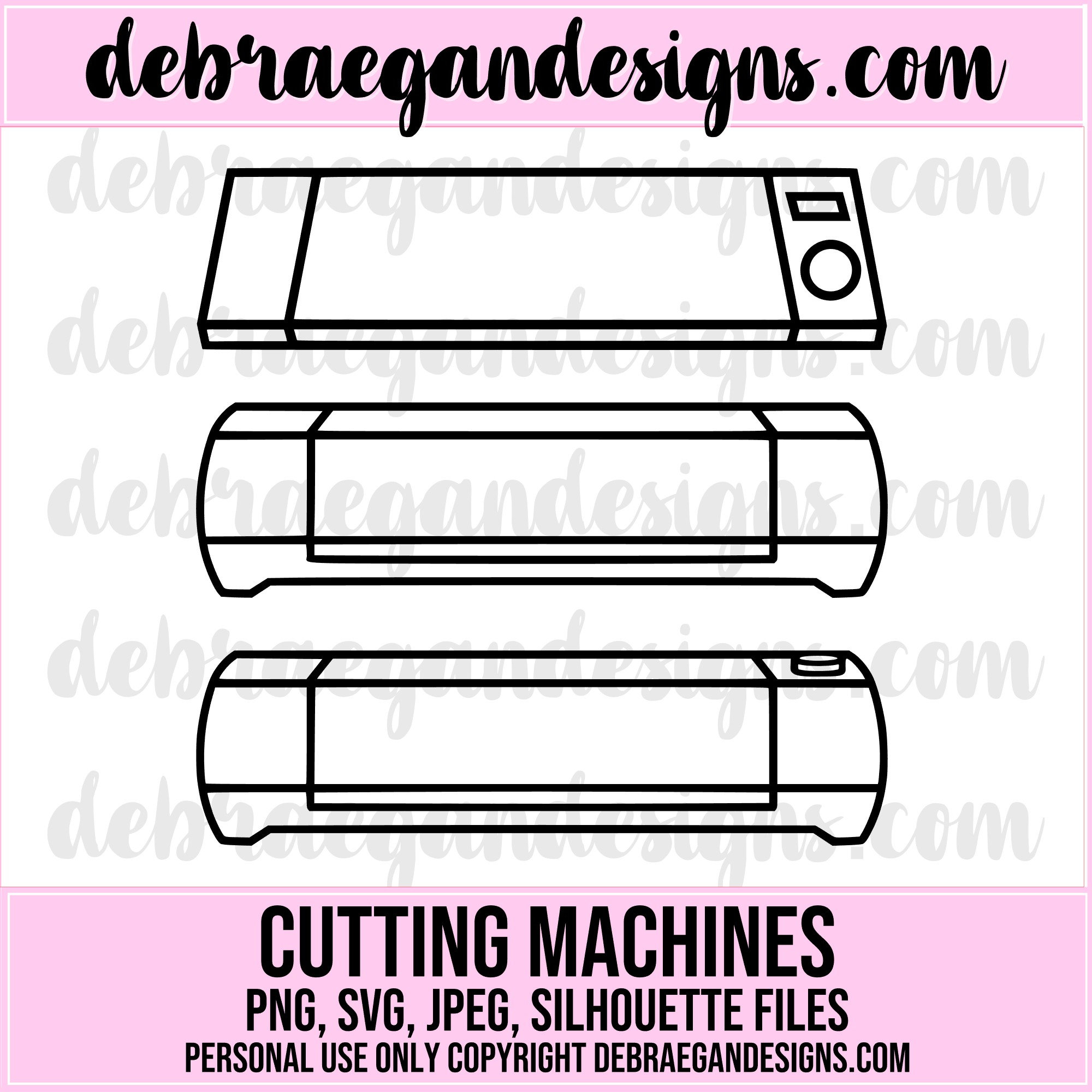 Craft Bundle - 4 Assorted Craft Cut Files- Craft Cart, Bag, Cutting ...