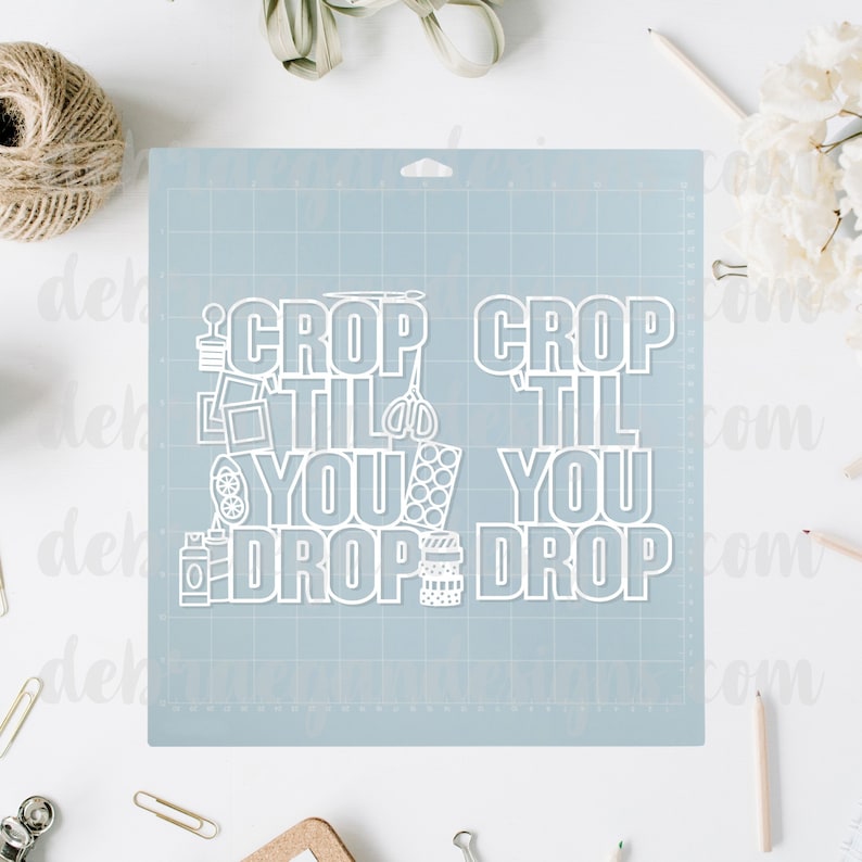 Crop Til You Drop Cut File 2 Styles Svg Png Jpeg Silhouette Cameo