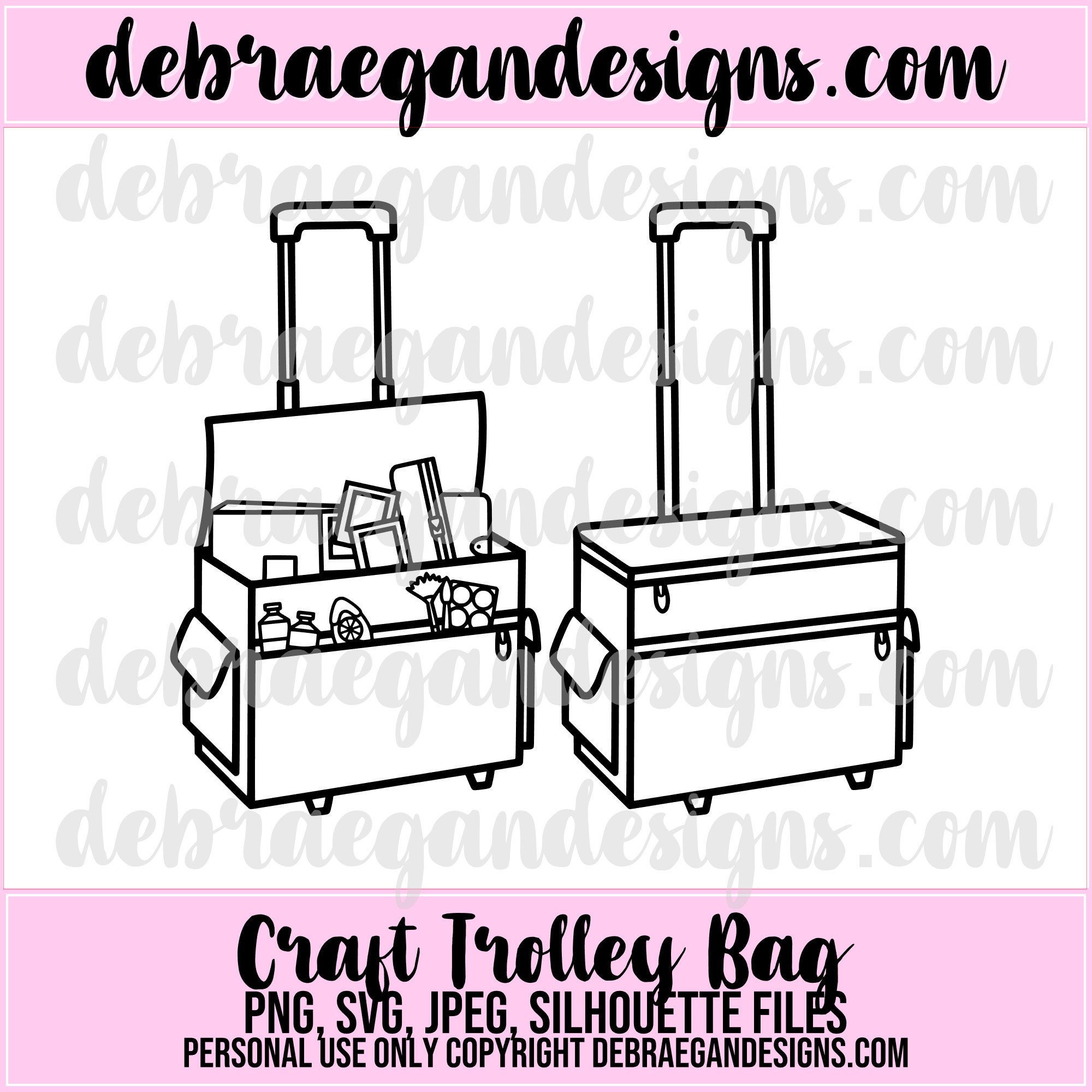 Craft Bundle 4 Assorted Craft Cut Files Craft Cart, Bag, Cutting ...