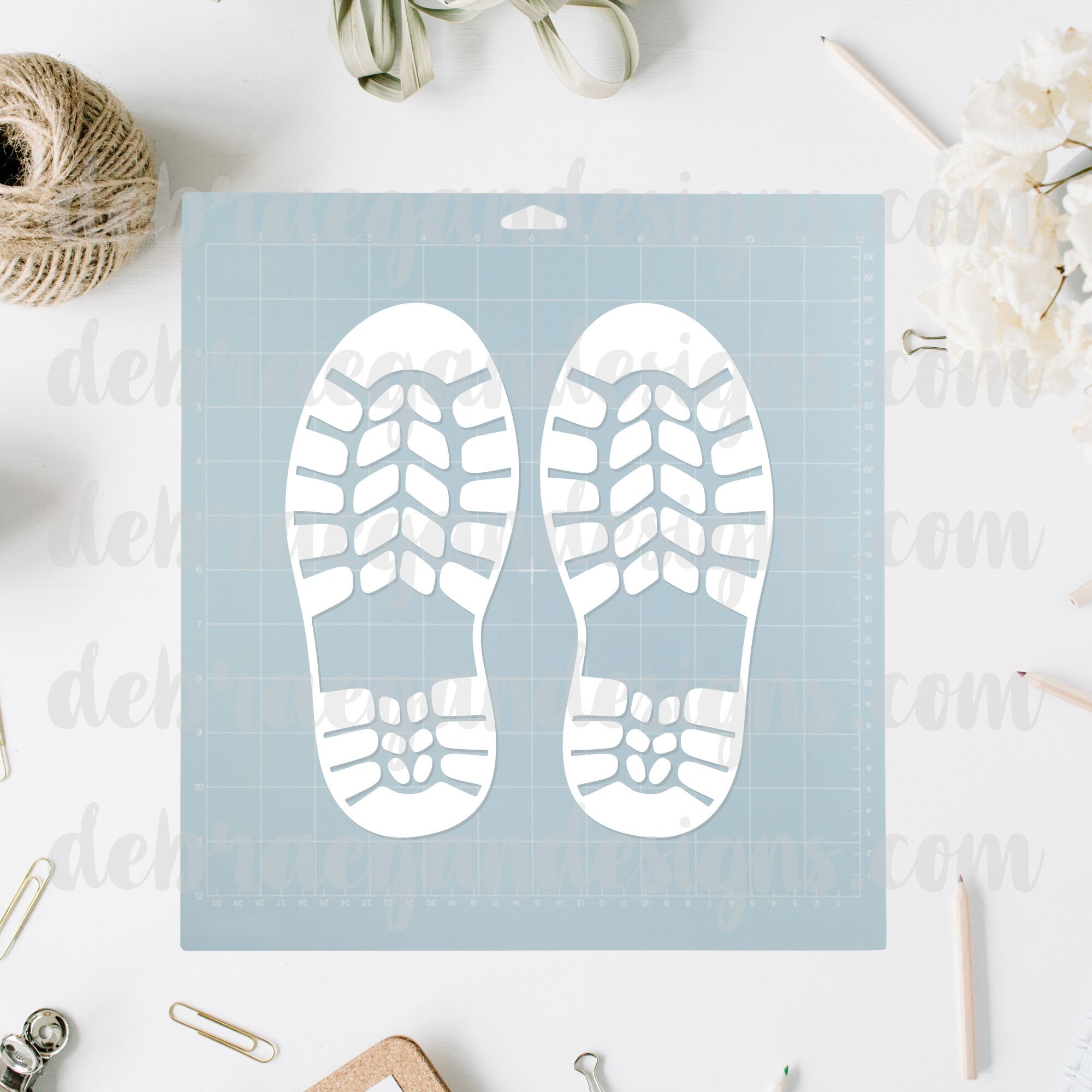 Shoe Prints/tread Digital Cut File 3 Styles SVG, PNG Explore,hiking ...