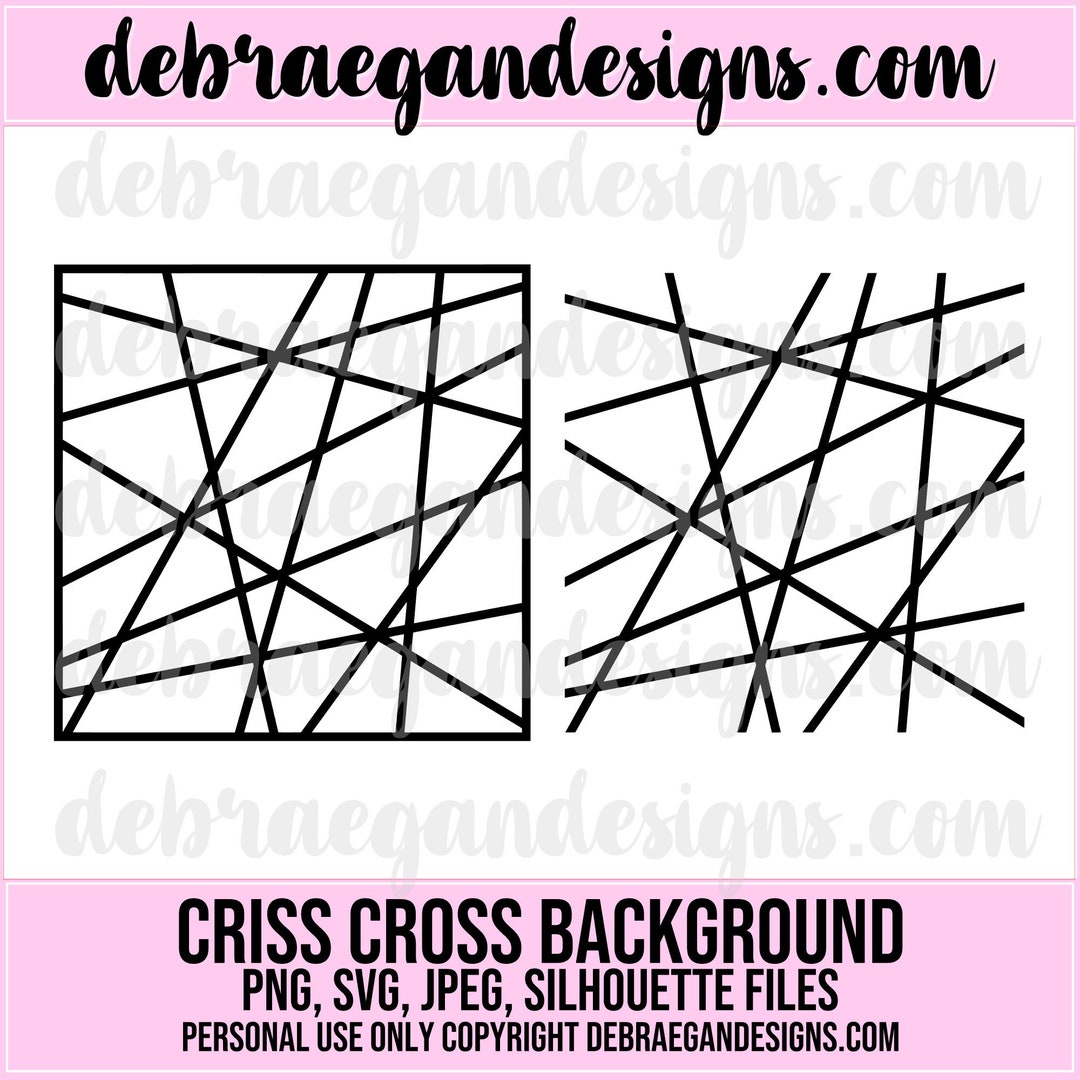 Criss Cross 12x12 Background - SVG, PNG, JPEG - Silhouette Cameo ...