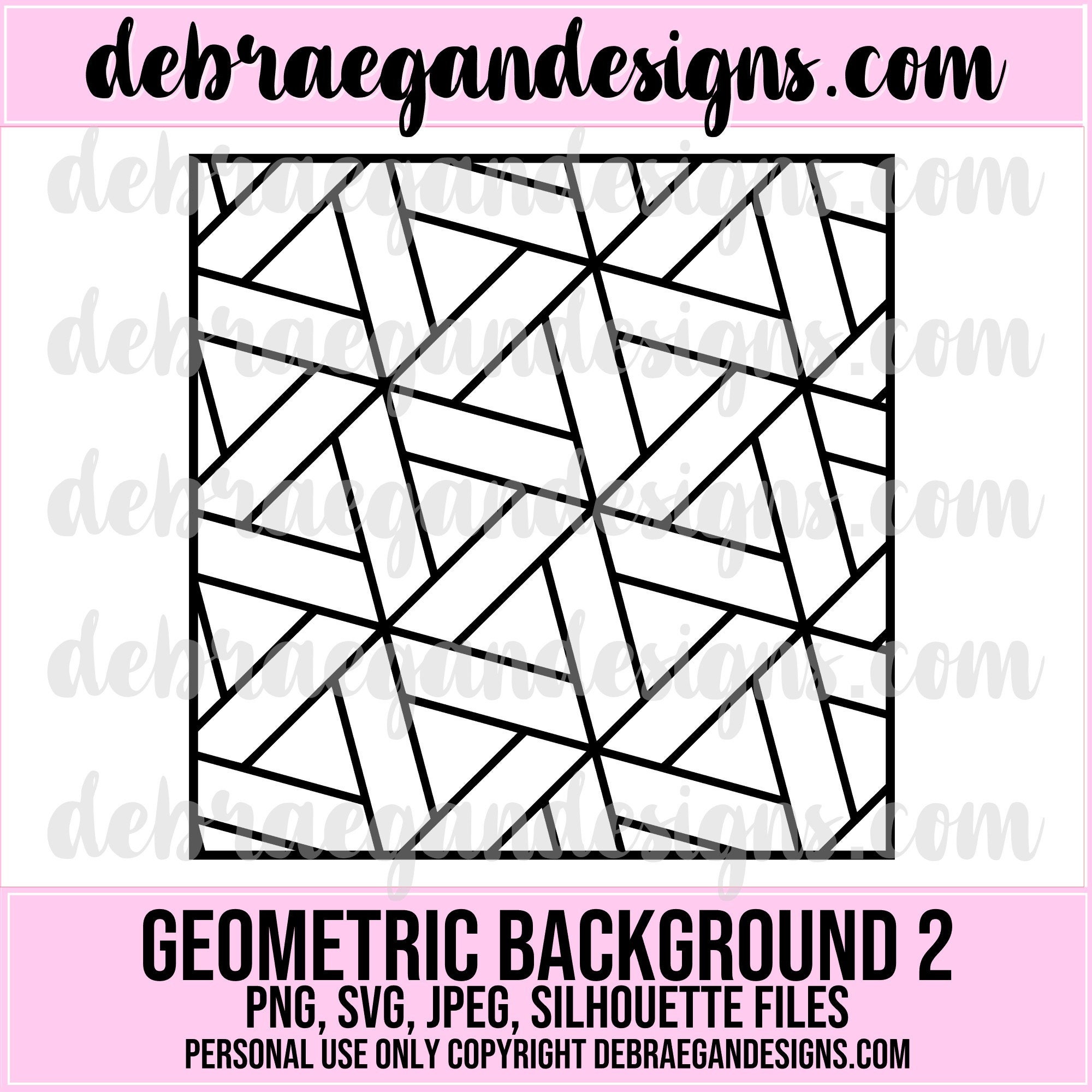 Geometric Background 2 Digital Cut File SVG, PNG Background, Stencil ...