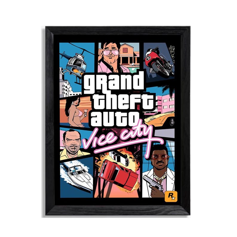 Grand Theft Auto: Vice City Poster - Etsy