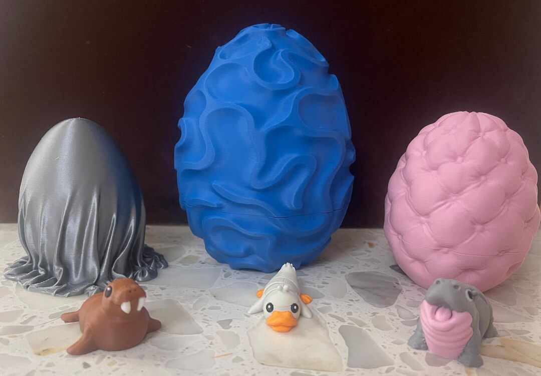 Easter Mystery Egg: 5 Surprise Mini Animals - Etsy