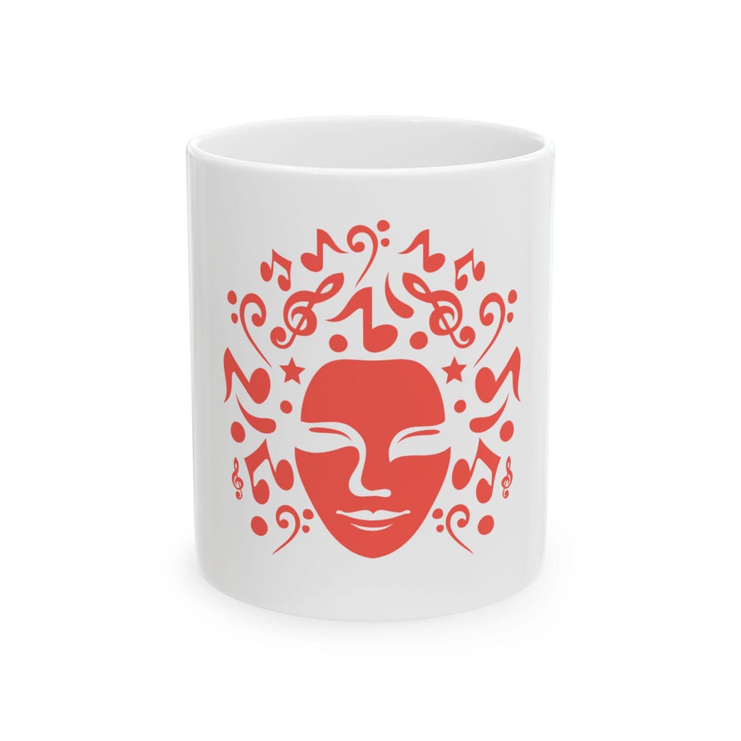 Fun Music Themed Coffee Cup for Music Lovers, Gift for Musicians ...