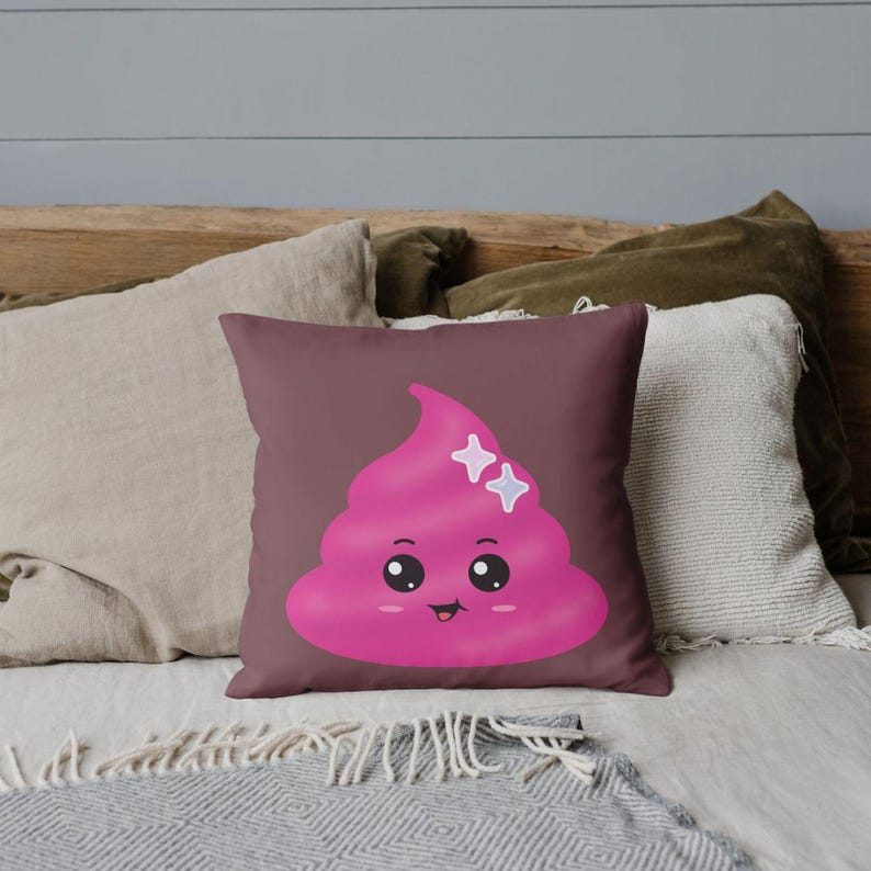 Kawaii Pink Poo PNG | Cute Digital Download | Fun & Colorful Clipart ...