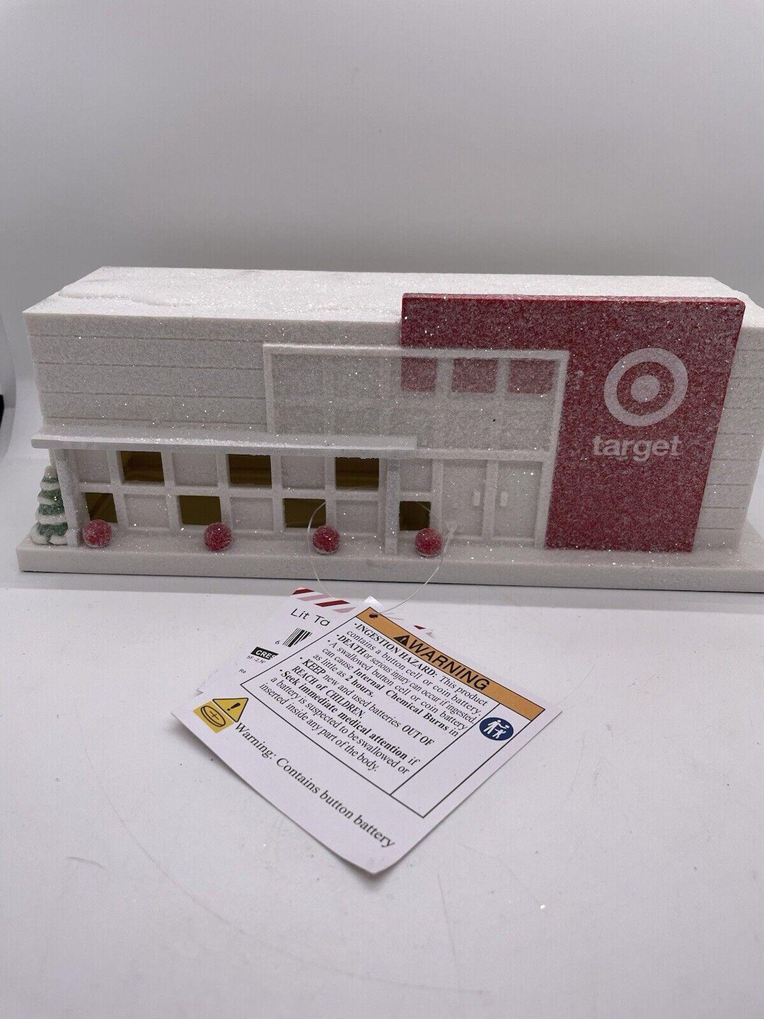 Target Bullseye Playground Light up Target Store Mini Christmas Village ...