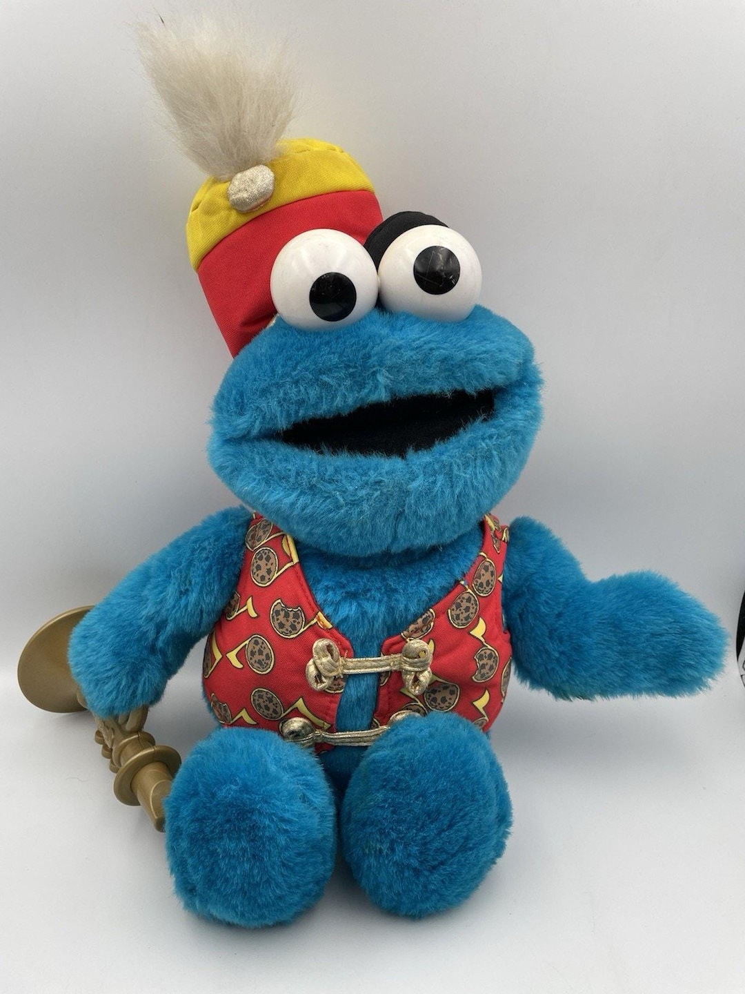 Vintage 1999 Fisher Price Singing Cookie Monster Trumpet 16” Plush - Etsy
