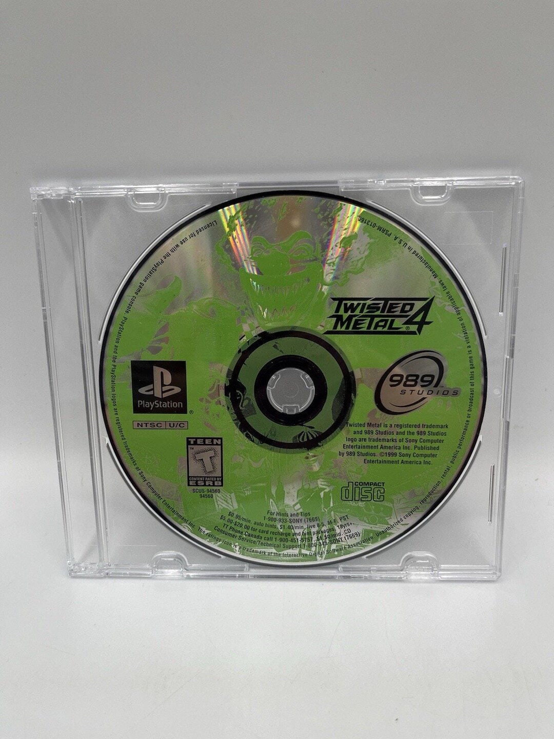 Twisted Metal 4 - Playstation 1, PS1 - Disc Only - Tested - Etsy