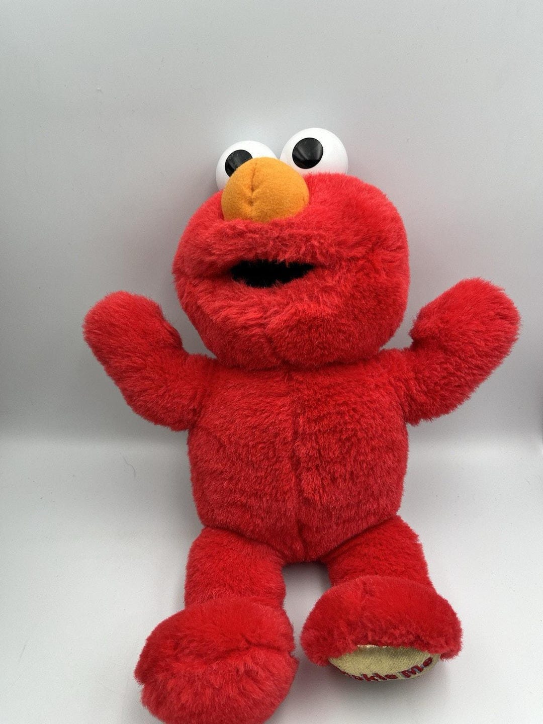 Tickle Me Elmo Surprise Vintage 2000 Talking Plush Stuffed Fisher Price ...
