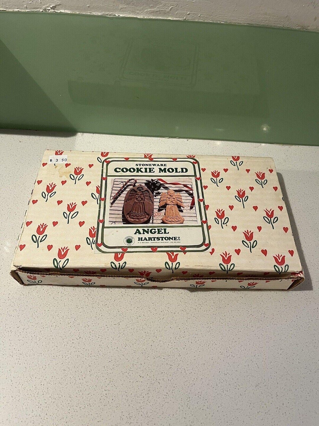 Hartstone USA Pottery Stoneware Cookie Gingerbread Mold Angel With ...