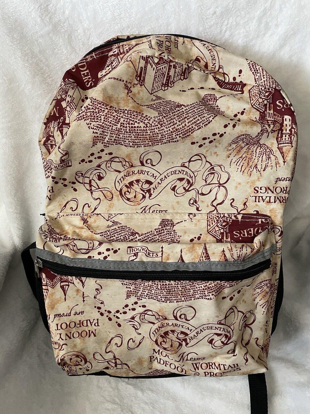 Harry Potter the Marauders Map Backpack All Over Print 16 Multicolor - Etsy