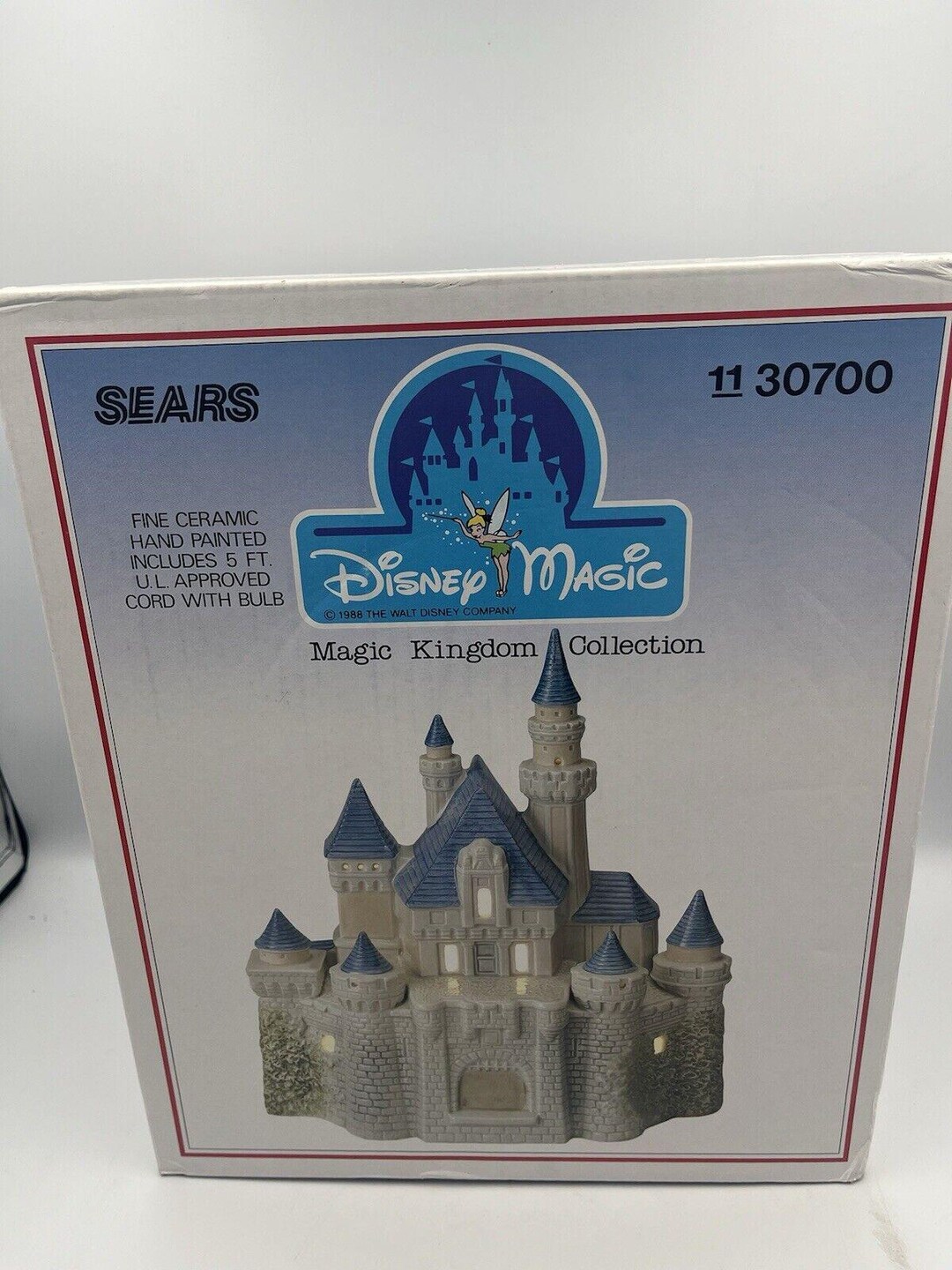 Vintage 1998 Sears Disney Ceramic Magic Castle With Light - BRAND NEW ...