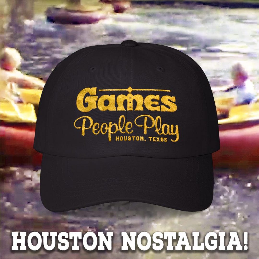 Games People Play Hat, Houston Dad Hat, Houston Amusement Park, Houston ...