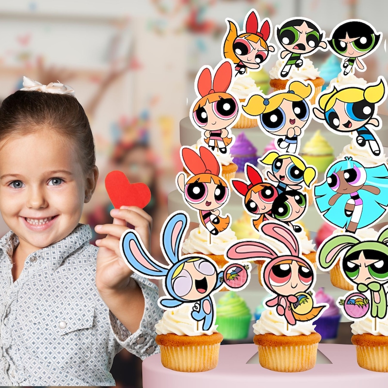 Powerpuff Girls Cake Topper - Etsy