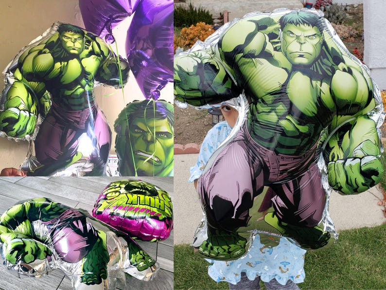 18pc Hulk Avengers Baby Shower Latex Foil Balloons for Birthday Party ...