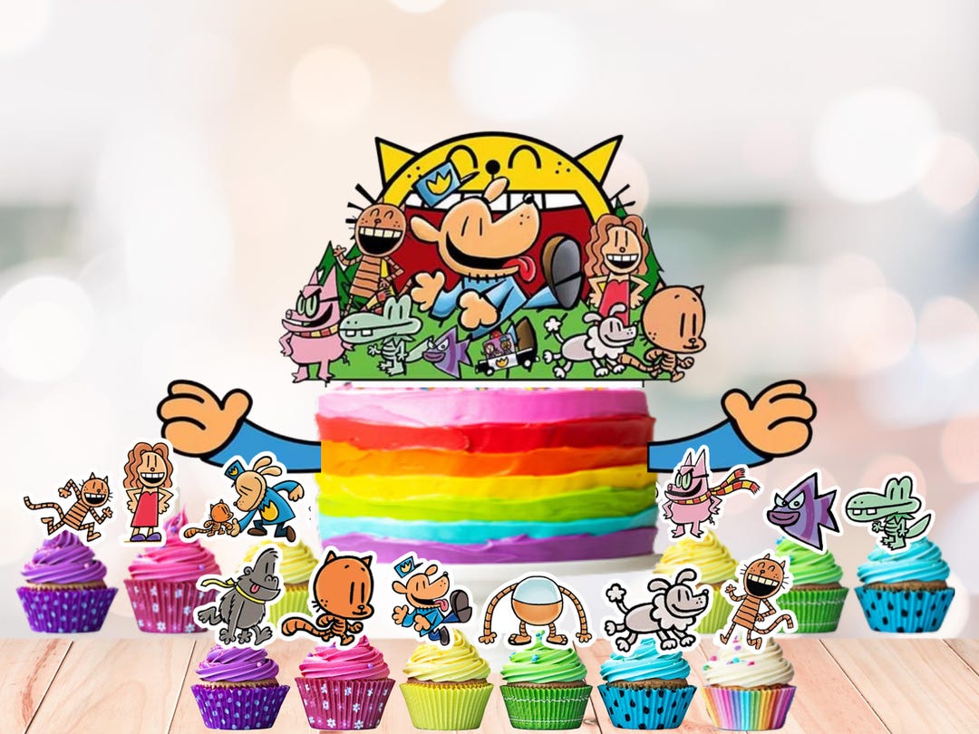 24pc Cat Dog Cupcake Cake for Birthday Party Supplies Baby Shower Boy ...