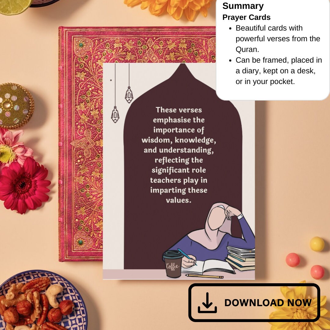 Islamic Prayer Cards/ Educational Tools/teacher Resources/ Islamic ...