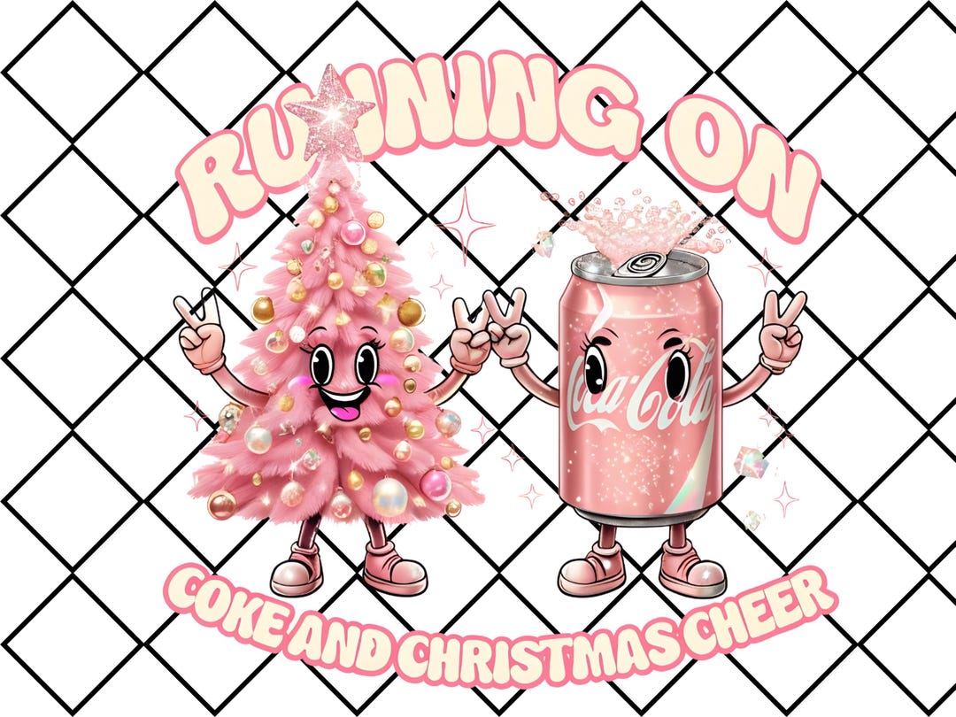 Coquette Coke Christmas Cheer Santa Png, Diet Cola Svg, Santa Png ...