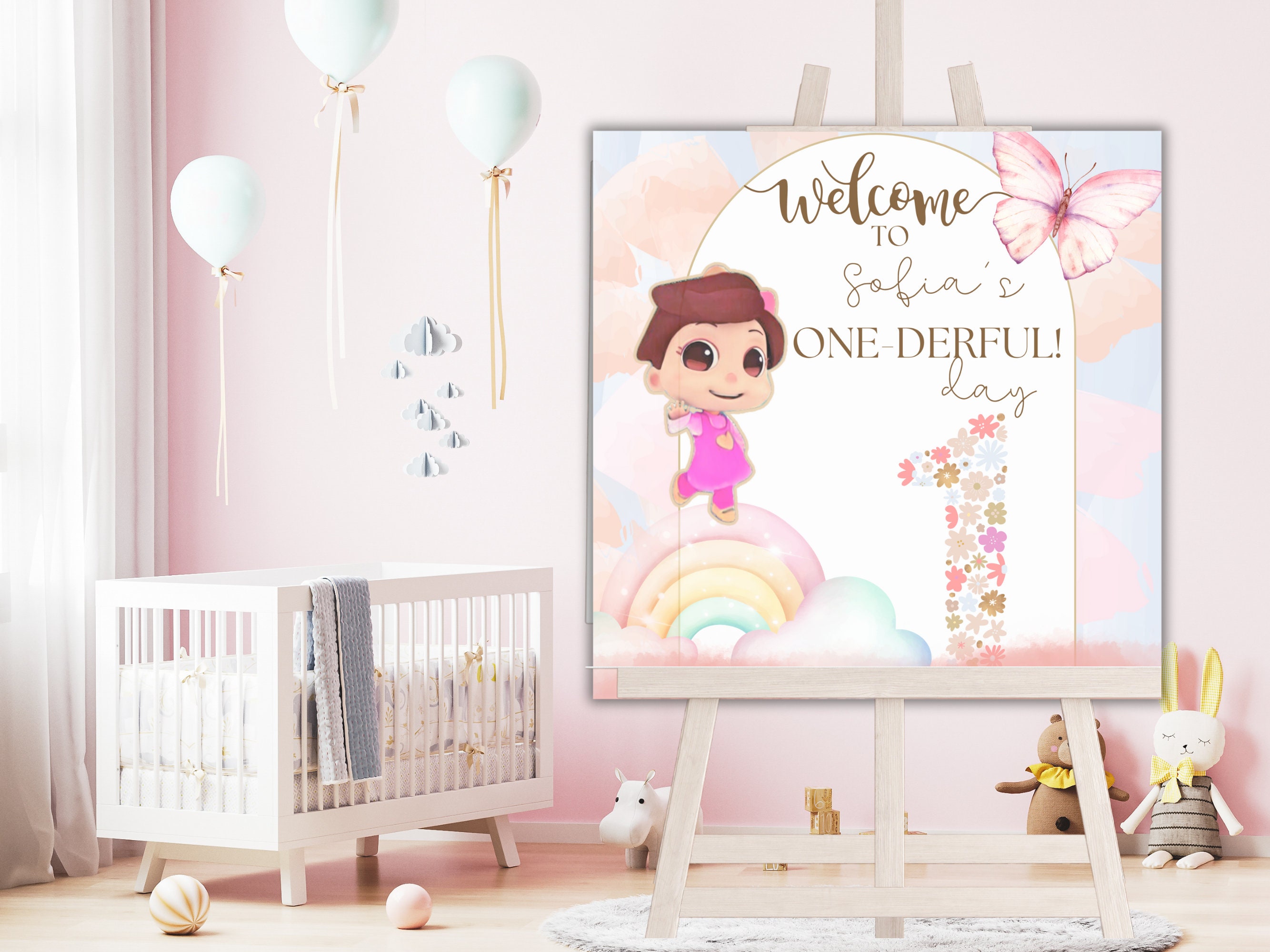 Omar and Hana Birthday Decoration, Custom, Personalised Sign, Welcome ...