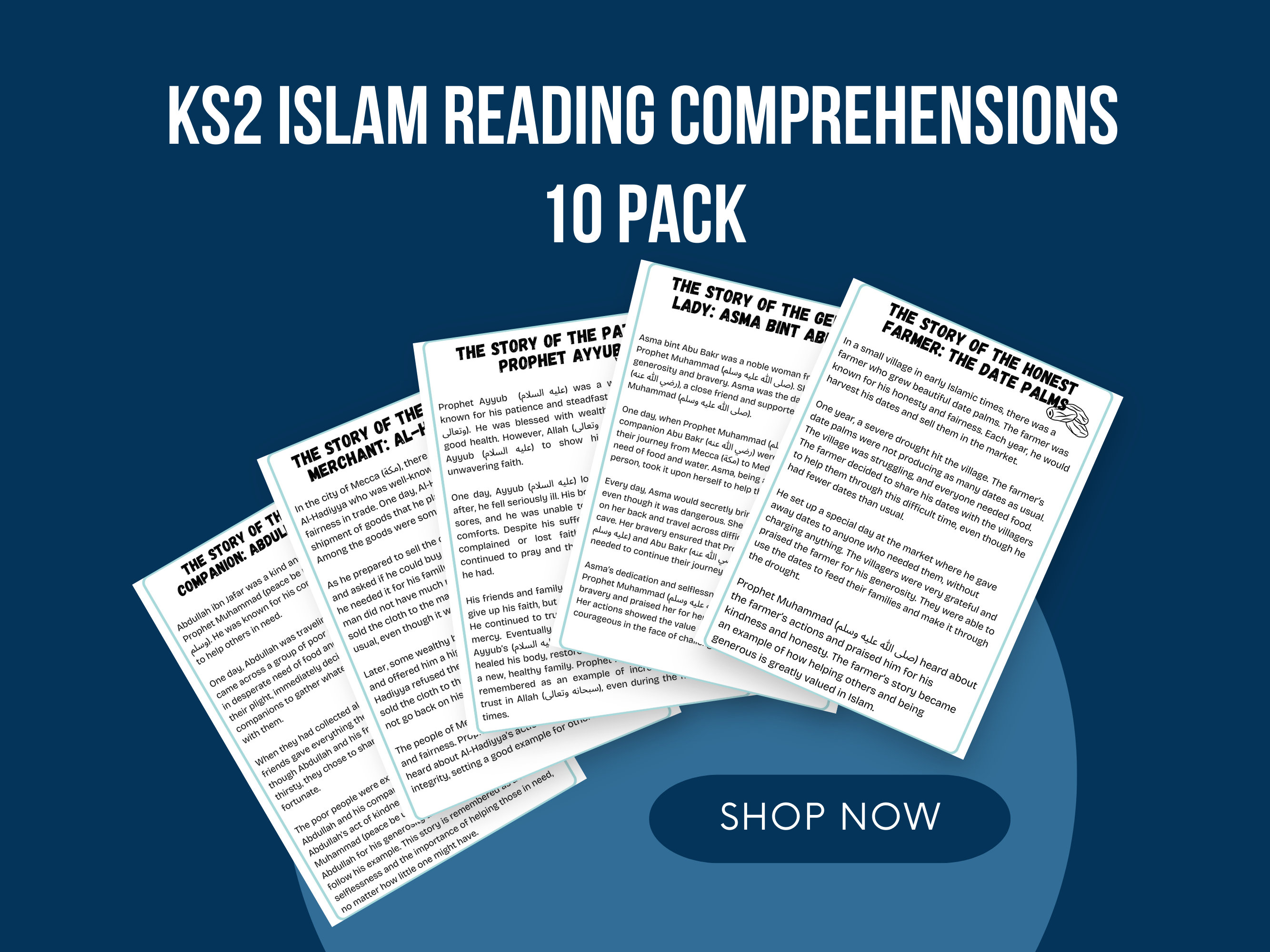 Islamic Reading Comprehension 10 Stories| Educational & Faith-based 10 ...