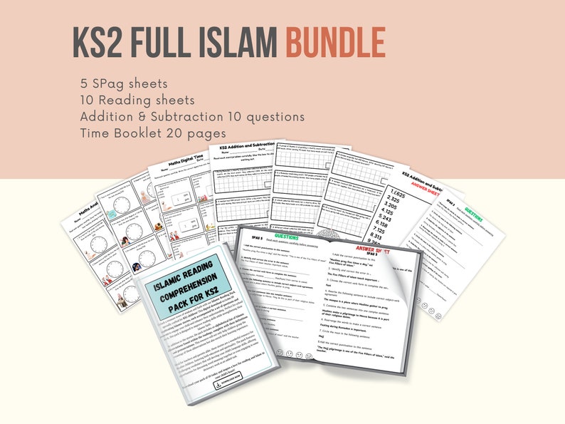 KS2 Islamic Learning Worksheets Bundle | Digital Download ,fun and ...