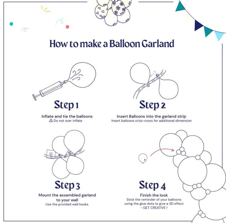 Purple & White Butterfly Star Balloon Arch Garland | 126 Piece Party ...