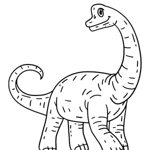 Dinosaur Printable Colouring Book for Kids Fun & Educational ...