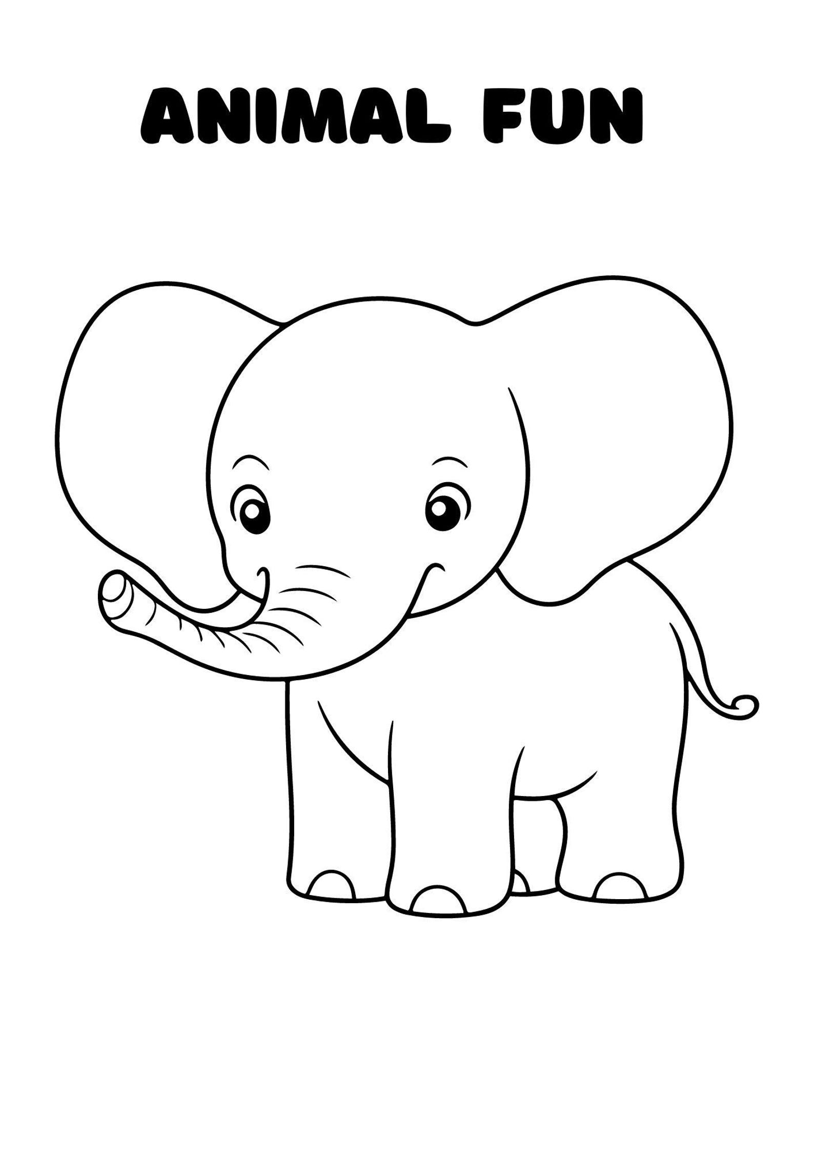 Printable Animal Coloring Book for Kids Fun & Educational Designs ...