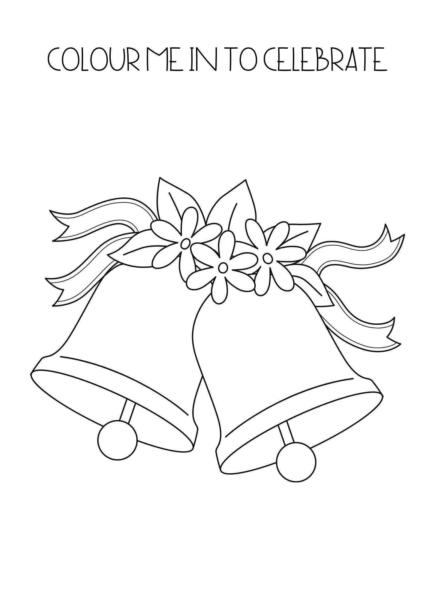 Printable Wedding Colouring Book for Kids Fun & Elegant Designs Instant ...