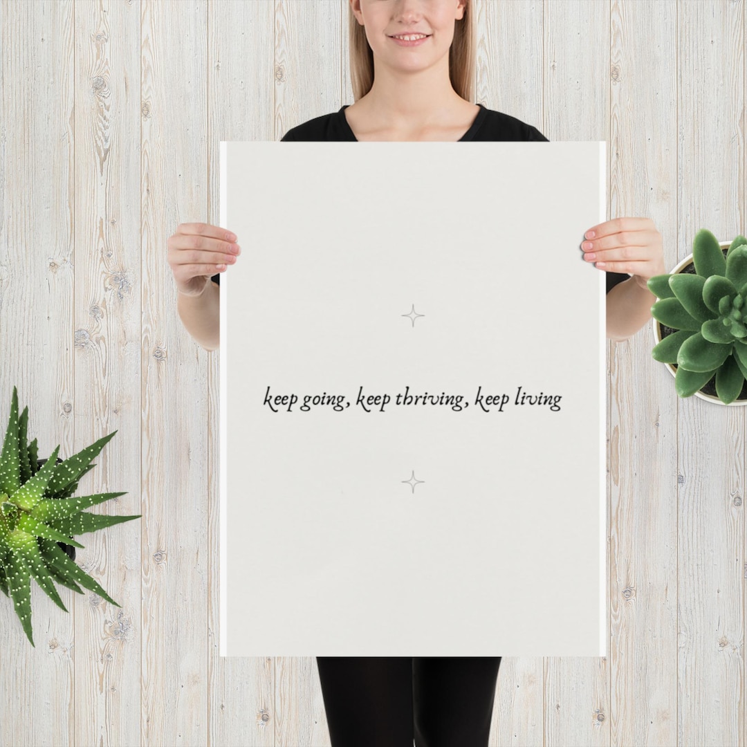 Keep Going Poster - Etsy