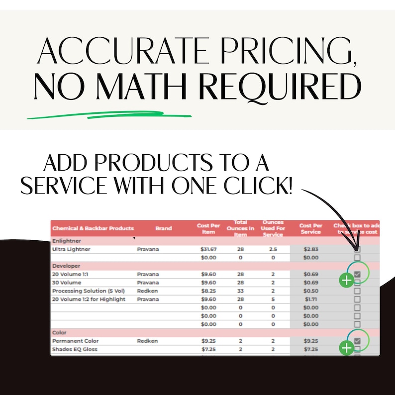 Service Pricing Calculator for Stylists, Small Salons, & Beauty ...