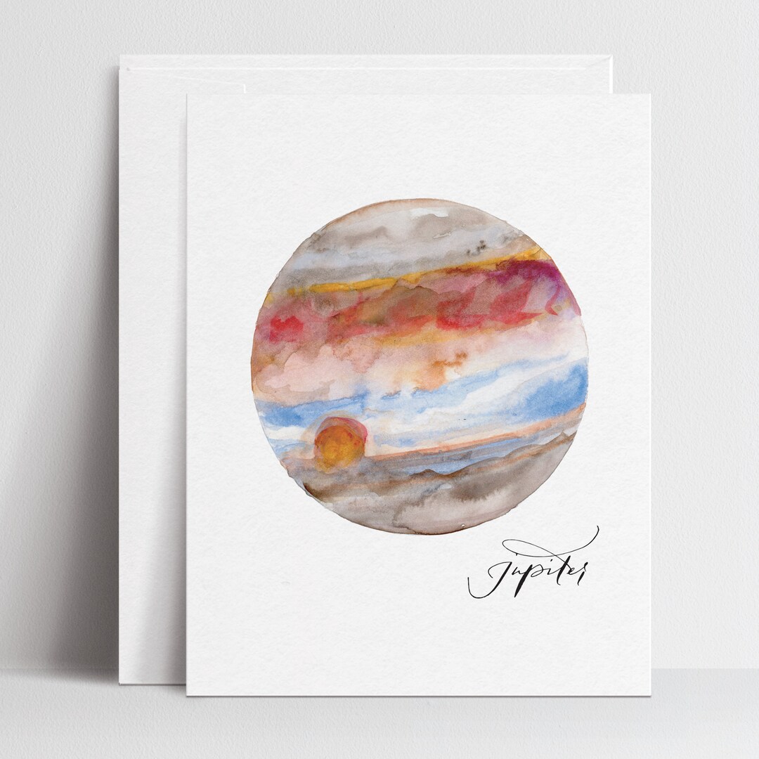 Jupiter - Greeting Cards - Etsy