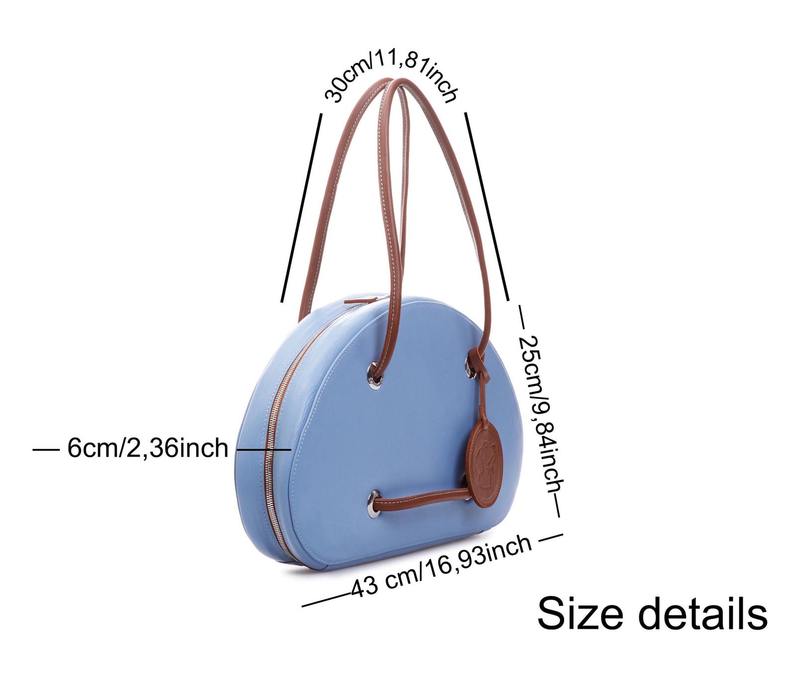Dual-color Transform Bag, Convertible Leather Bag, Two-tone Shoulder ...