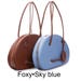 Dual-color Transform Bag, Convertible Leather Bag, Two-tone Shoulder ...